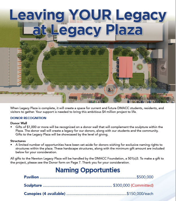 DMACC Foundation current projects seeking donor support